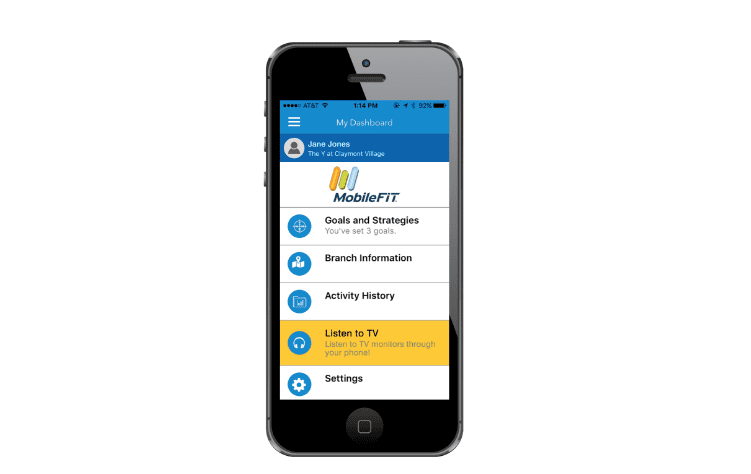 MobileFiT Offers the MYE AppAudio Smartphone Audio Option for YMCA Members