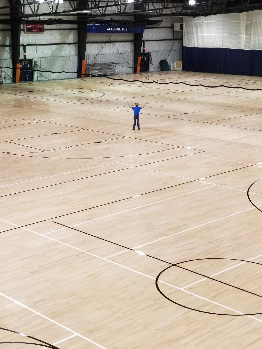 Fitness Flooring Installs Largest Hardwood Portable Floor in Northern U.S.