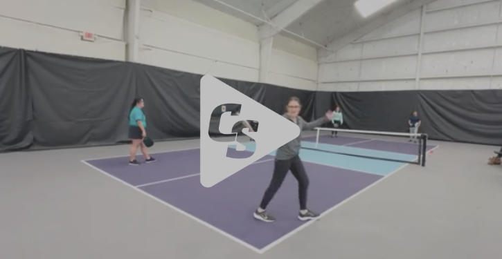 Taylor Tries Pickleball